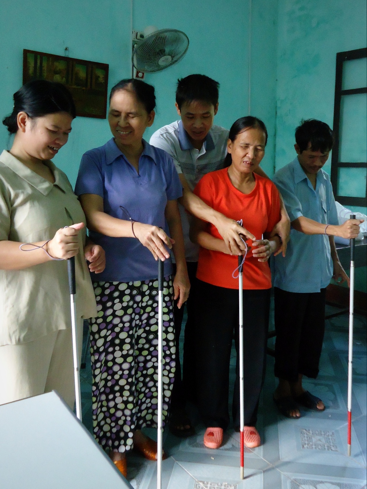 A view about White Canes for the visually impaired | ADRA Vietnam